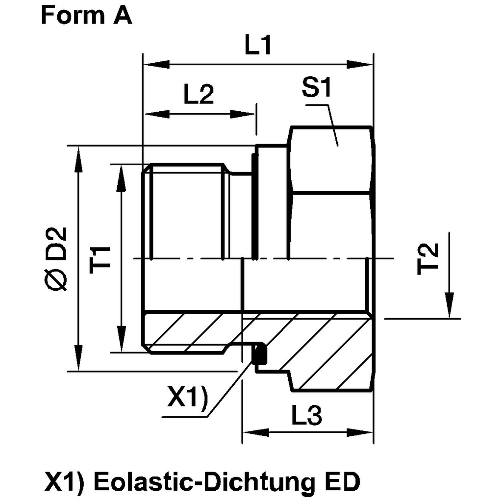 PARKER RI-ED Reduzier-/Erweiterungsstutzen mit Innengewinde - Ludwig ...