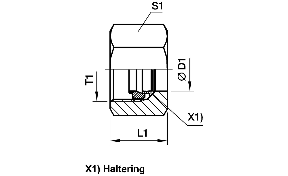 PARKER FM EO2-Funktionsmutter - Ludwig Meister