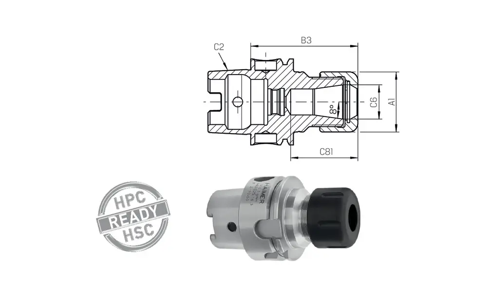 242249 HAIMER, DIN 69893 A Typ ER kurz