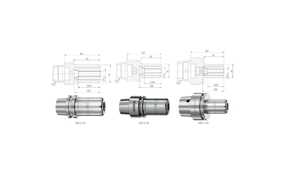 241465 SCHUNK, DIN 69893 Polygonspannfutter TRIBOS RM