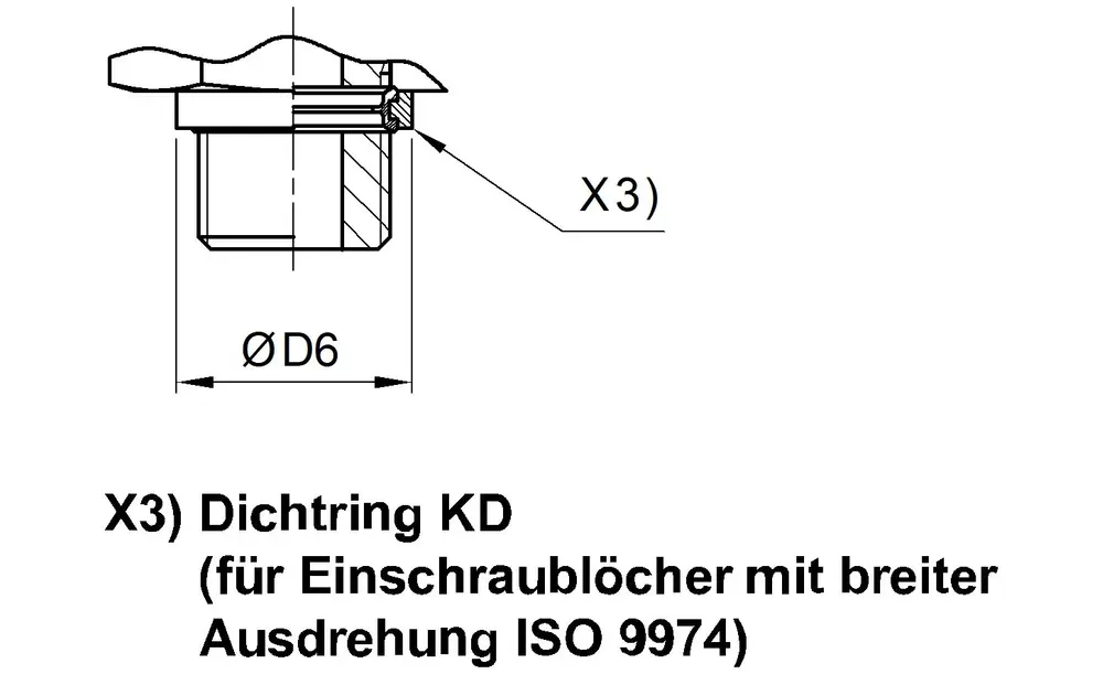 PARKER WH-R-KDS Hochdruck-Winkel-Schwenkverschraubung
