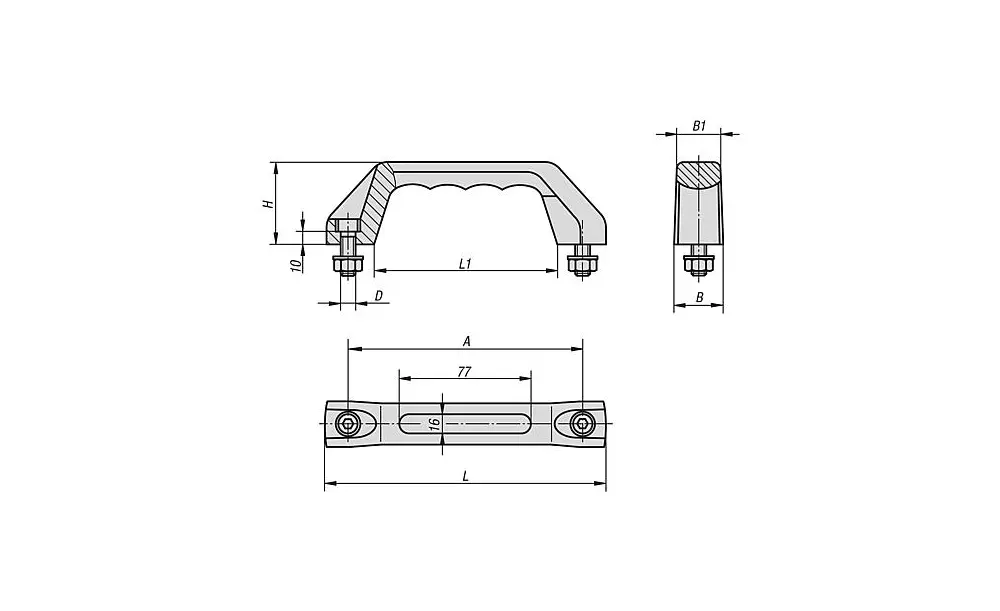 06913-515008 - NORELEM Bügelgriff mit SOFT-Innenfläche