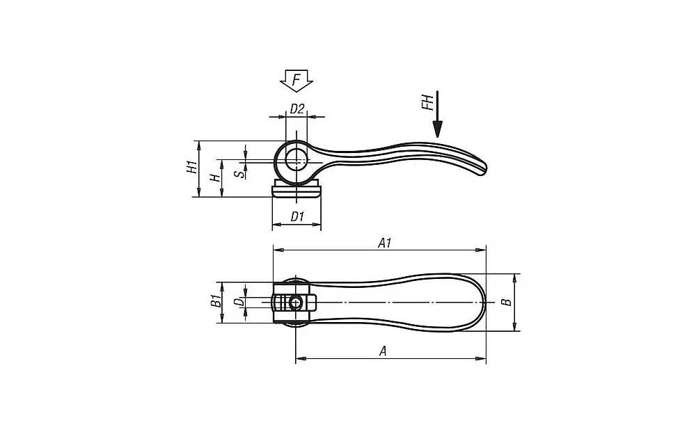 04232-0511105 - NORELEM Exzenterhebel GR.0 M5